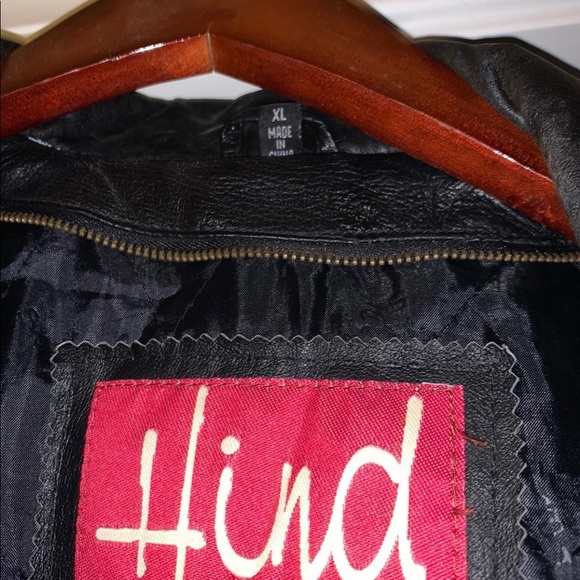 Hind | Jackets & Coats | Leather Jacket | Poshmark